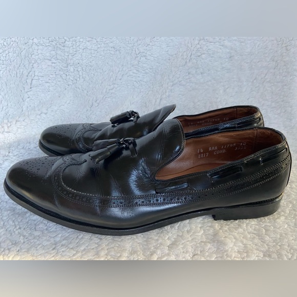 Allen Edmonds | Shoes | Allen Edmonds Berwick Black Leather Wingtip ...